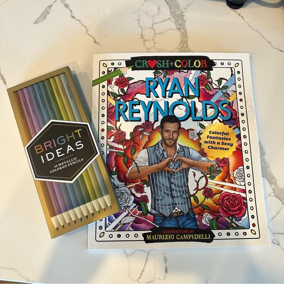 Crush + Color and Bright Ideas | Other | Nwt Ryan Reynolds Coloring ...